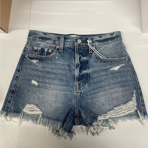 pistola | Shorts | Pistola Nova High Rise Jean Short Corvette Distress ...